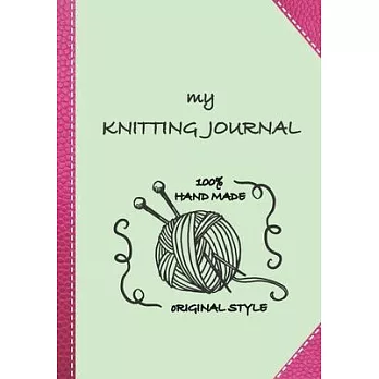 博客來-My knitting journal: Keep track of your knitting, knitting project ...