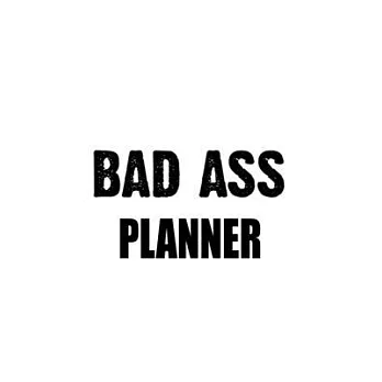 博客來-Bad Ass Planner: Unique Planner Notebook, Journal Gift, Diary ...