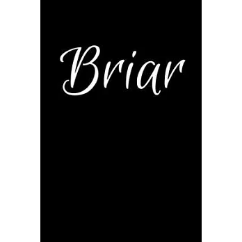 博客來-Briar: Notebook Journal for Women or Girl with the name Briar ...