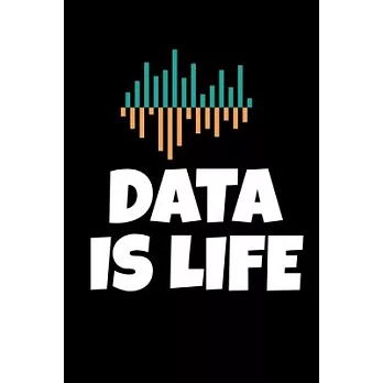 博客來-Data is Life: Dot Grid Page Notebook Gift For Computer Data Science ...