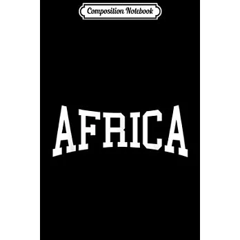 博客來-Composition Notebook: Africa Vintage Sports Team College Arch ...