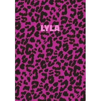 博客來-Lyla: Personalized Pink Leopard Print Notebook (Animal Skin Pattern ...