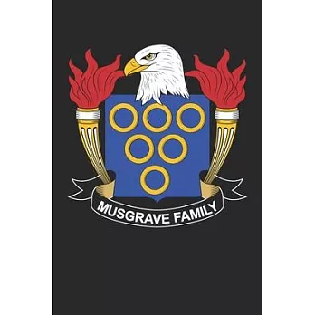 博客來-Musgrave: Musgrave Coat of Arms and Family Crest Notebook Journal ...