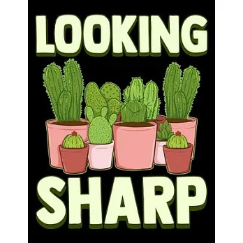 博客來-Looking Sharp: Looking Sharp Cactus & Plants Blank Sketchbook to ...