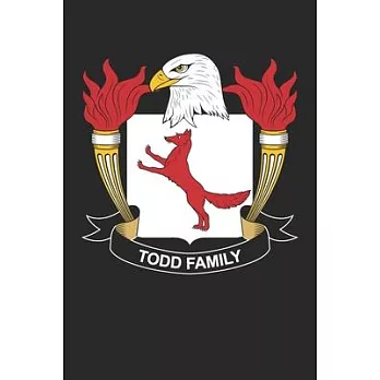 博客來-Todd: Todd Coat of Arms and Family Crest Notebook Journal (6 x 9 ...