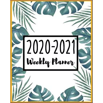 博客來-2020-2021 Weekly Planner: Weekly 2020-2021 Planner, Weekly Planner ...