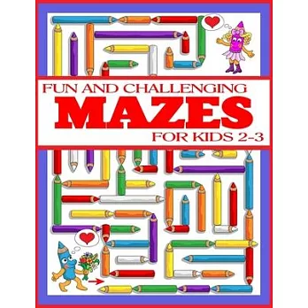 博客來-Fun and Challenging Mazes for Kids 2-3: The Amazing Big Mazes ...