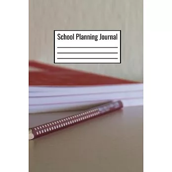 博客來-School Planning Journal: Teacher School Planner Notebook 120 Pages ...