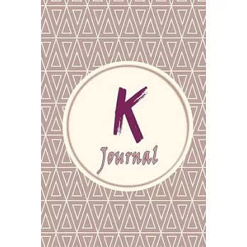 博客來-Initials Letter ＂K＂ journal: Journal & personal diary for women and ...