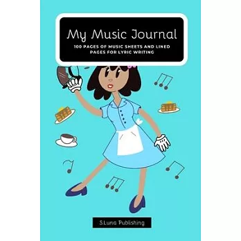 博客來-My Music Journal: 100 Pages of Music Sheets and Lined Pages for ...