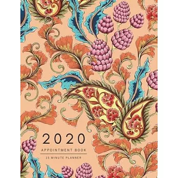 博客來-Appointment Book 2020: 8.5 x 11 - 15 Minute Planner - Large ...