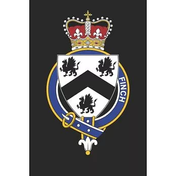 博客來-Finch: Finch Coat of Arms and Family Crest Notebook Journal (6 x 9 ...