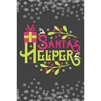 博客來-Santa’’s Helper: Christmas Blank Journal, Christmas Writing ...