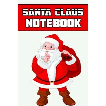 博客來-Santa Claus notebook: Blank Lined Gift notebook For Santa Claus ...