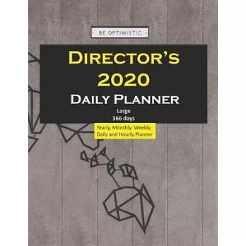博客來-Director’’s 2020 Daily Planner: Yearly, Monthly, Weekly, Daily and ...