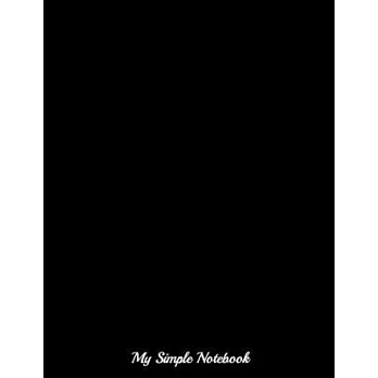 博客來-My Simple Notebook: Dot Grid Notebook-Black. Use dotted paper for ...