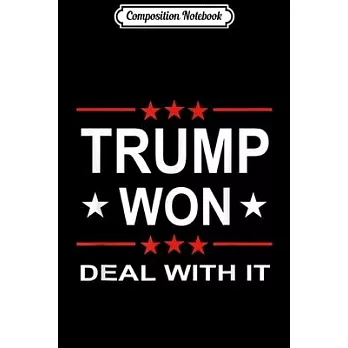 博客來-Composition Notebook: Funny Pro Trump For Presidential Election ...