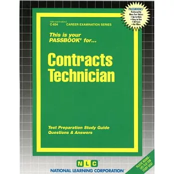博客來-Contracts Technician: Passbooks Study Guide