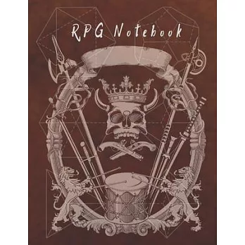博客來-RPG Notebook: Mixed paper: Hexagon, Dot Graph, Dot Paper, Pitman ...