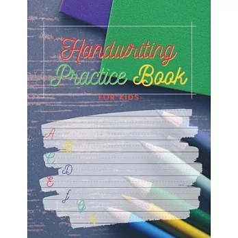 博客來-Handwriting Practice Book for Kids: Primary ABC Writing Paper ...