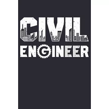 博客來-Civil Engineer: Civil Engineer Lined Notebook, Journal, Organizer ...