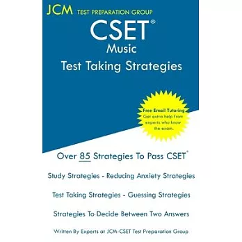 博客來-CSET Music - Test Taking Strategies: CSET 136, CSET 137, and CSET ...