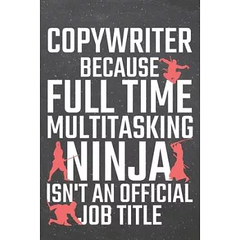 博客來-Copywriter because Full Time Multitasking Ninja isn’’t an official ...