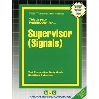 博客來-Supervisor (Signals): Passbooks Study Guide