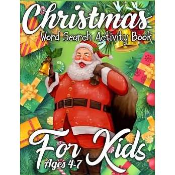 博客來-Christmas Word Search Activity Book for Kids Ages 4-7: An Amazing ...