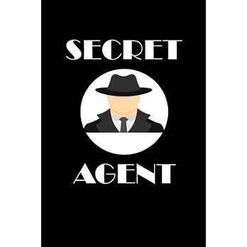 博客來-Secret Agent: Secret Agent Gifts - Blank Lined Notebook Journal ...