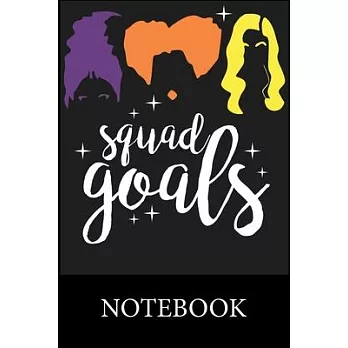 博客來-Squad Goals Notebook: Composition Notebook, College Ruled Blank ...