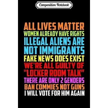 博客來-Composition Notebook: All Lives Matter Women Already Have Right ...