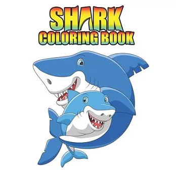 博客來-Shark coloring Book: Shark coloring Book for Kids, toddlers, Baby ...