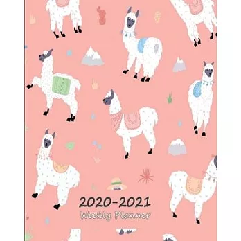 博客來-2020 - 2021 Weekly Planner: 24 Months Diary, Journal & Notebook ...