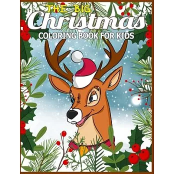 博客來-The Big Christmas Coloring Book for Kids: Children’’s Christmas ...