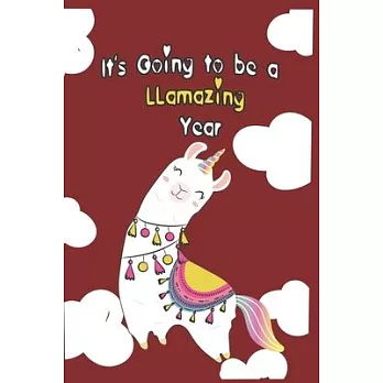 博客來-It’’s Going to be a llamazing Year: Llama Composition Notebook - cute Llama Journal ...