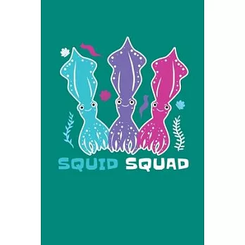 博客來-Squid Squad: Reading Notebook Journal For Octopus Lovers and Sea ...