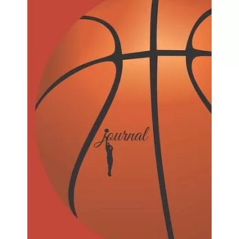 博客來-Journal: Basketball College Ruled Lined Blank Paper Journal To ...