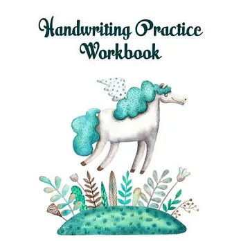 博客來-Handwriting Practice Workbook: Cute Pegasus Handwriting Practice ...