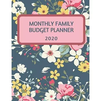 博客來-2020 Monthly Family Budget Planner: A Bill Tracker Calendar and ...