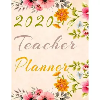 博客來-2020 Teacher Planner: Lesson Planner for Teachers Monthly Weekly ...