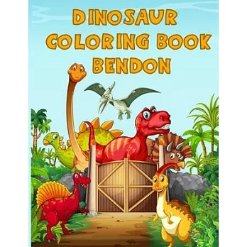 博客來-Dinosaur Coloring Book Bendon: A Dinosaur Activity Book Adventure ...
