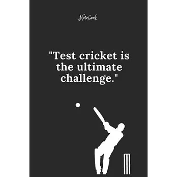 博客來-Cricket Notebook Quote 70 Notebook For Cricket Fans and Lovers ...