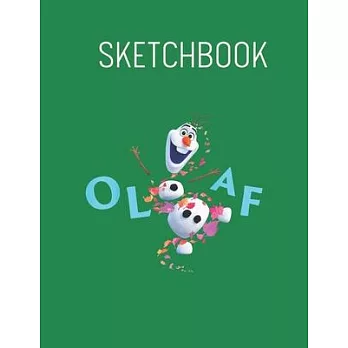 博客來-Sketchbook: Disney Frozen 2 Olaf Naturally Outgoing Spring Flowers ...