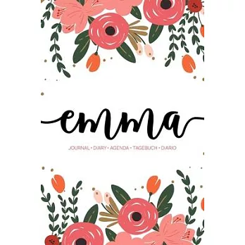 博客來-Emma: Journal - Diary - Agenda - Tagebuch - Diario: 150 pages ...