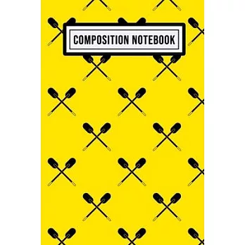 博客來-Canoe Composition Notebook: Canoe Blank Lined Paper Composition ...