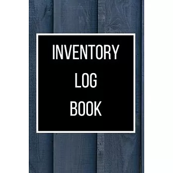 博客來-Inventory Log Book: 120 pages: Size = 6 x 9 inches (double-sided ...