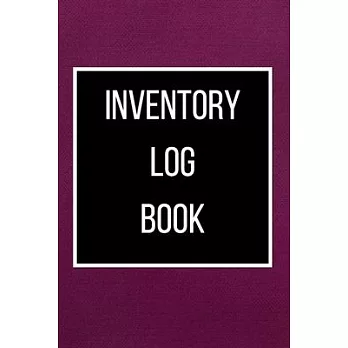 博客來-Inventory Log Book: 120 pages: Size = 6 x 9 inches (double-sided ...
