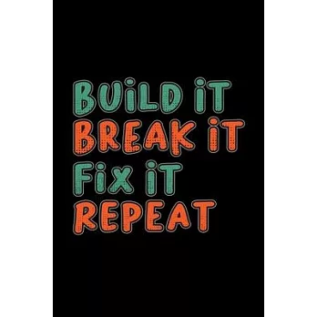 博客來-Build it break it fix it repeat: 6x9 RC dotgrid dot grid paper ...