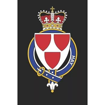 博客來-Hay: Hay Coat of Arms and Family Crest Notebook Journal (6 x 9 ...